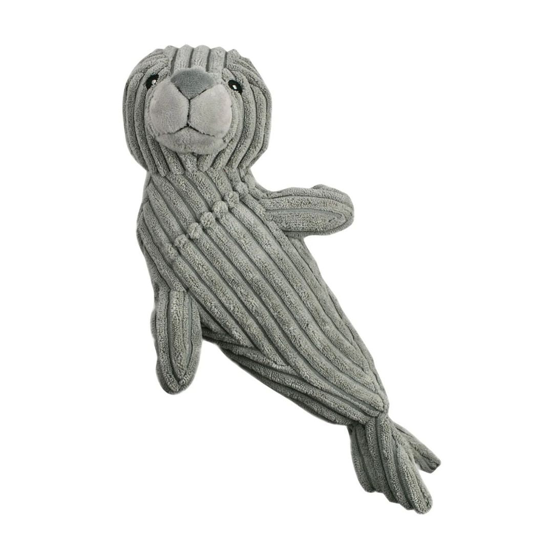 Plush Seal Crunch Toy — Wholesome Canine