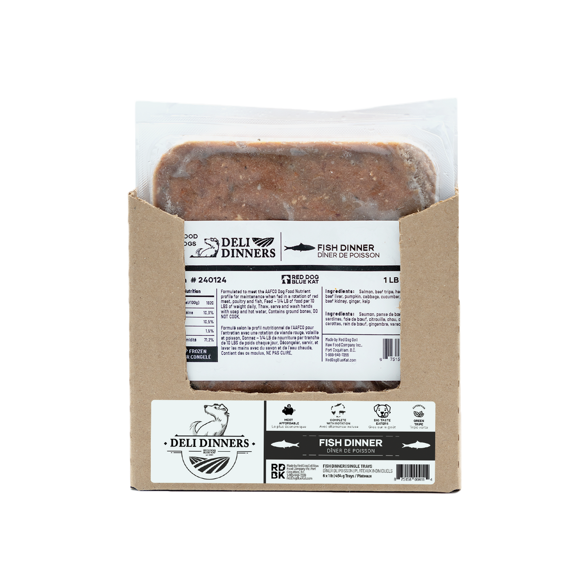 Fish Recipe Deli Dinner — Wholesome Canine