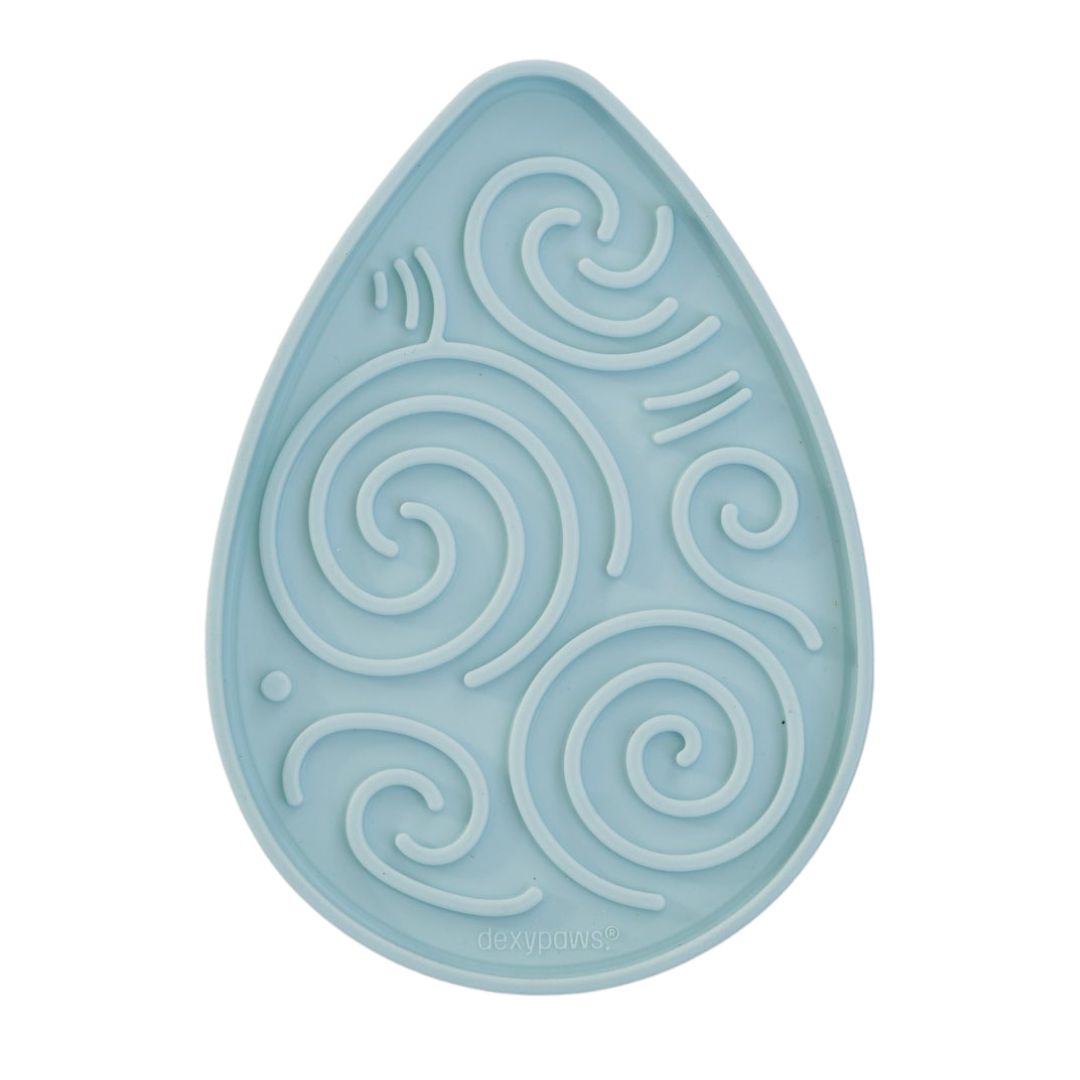 Dew Drop Enrichment licking mat (Sky Blue) — Wholesome Canine