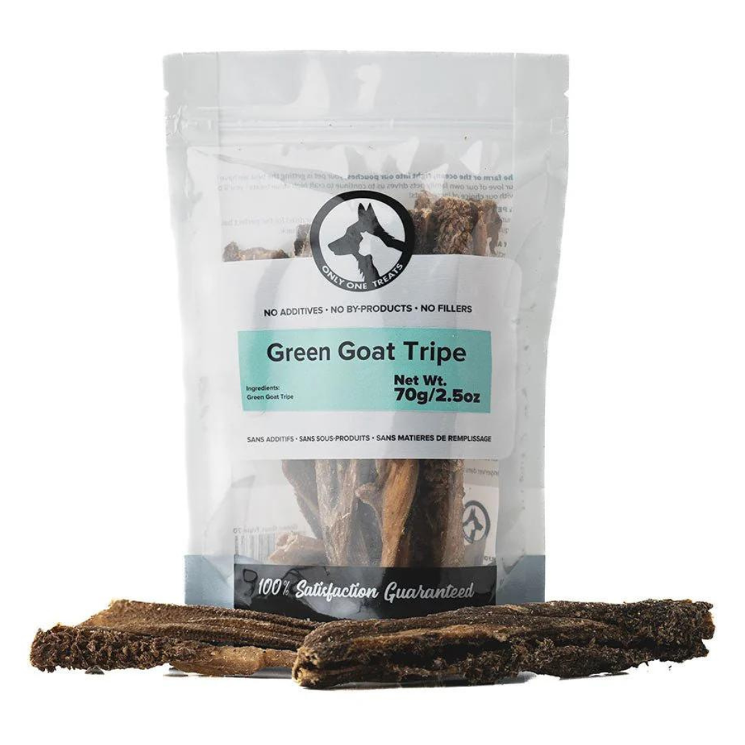 Only One Green Goat Tripe — Wholesome Canine